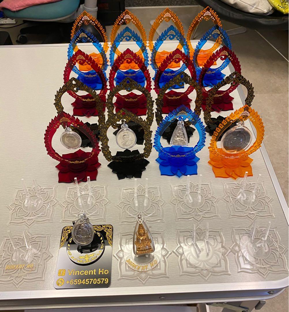 Brand New Amulet Stand,Acrylic Display Stand,Thai Casing Amulet,Holder ...