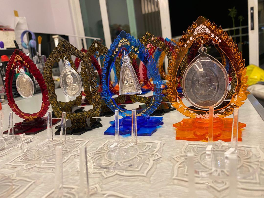 Brand New Amulet Stand,Acrylic Display Stand,Thai Casing Amulet,Holder ...