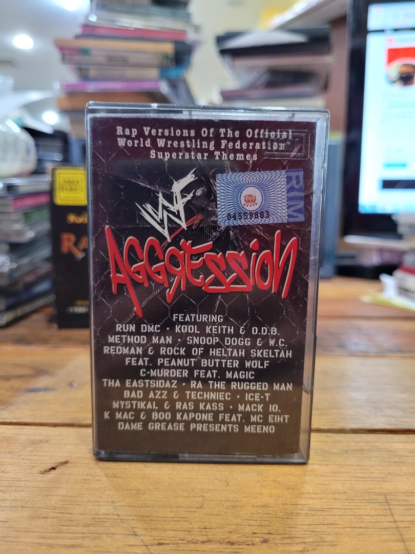 (Cassette) WWF Aggression Themes, Hobbies & Toys, Music & Media, CDs ...