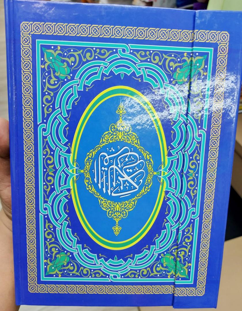 COMBO OFEER $$$ BIG FONT FOLD QURAN WITH REHAL, Books & Stationery, Non ...