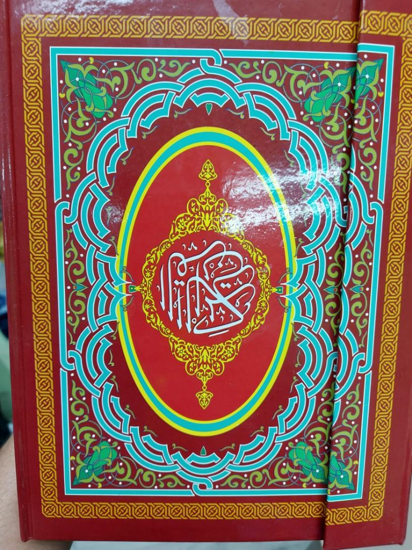 COMBO OFEER $$$ BIG FONT FOLD QURAN WITH REHAL, Books & Stationery, Non ...