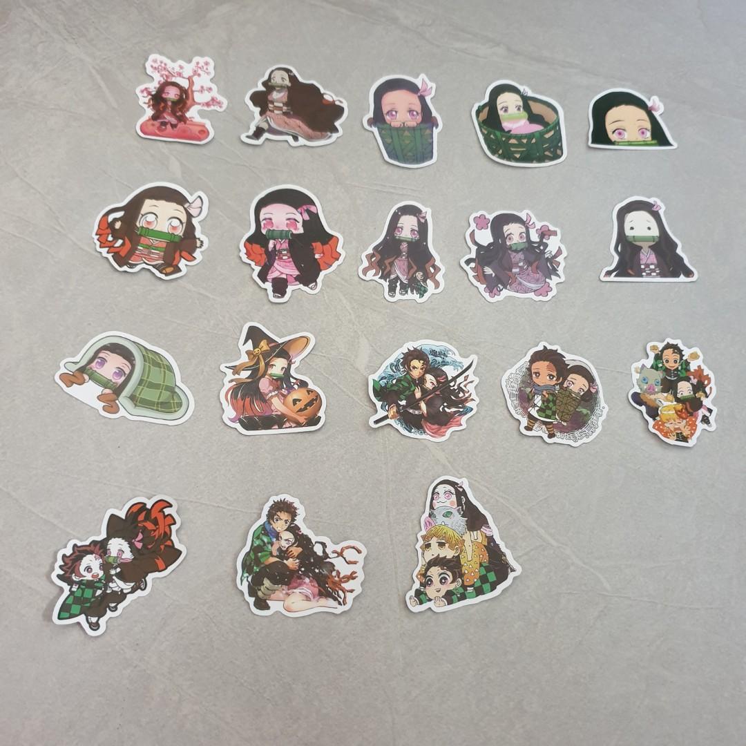 Cute Demon Slayer Nezuko Stickers for luggage/laptop, Hobbies & Toys ...