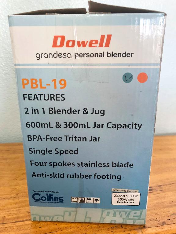 Dowell Personal Blender, TV & Home Appliances, Kitchen Appliances ...