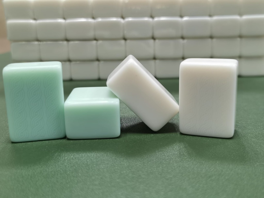 [Eight n Crate] #40, #42, auto mahjong tile set available, jade green ...