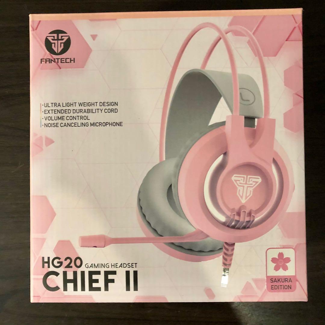 Fantech Sakura Pink Headset ONLY (stand not included), Audio ...