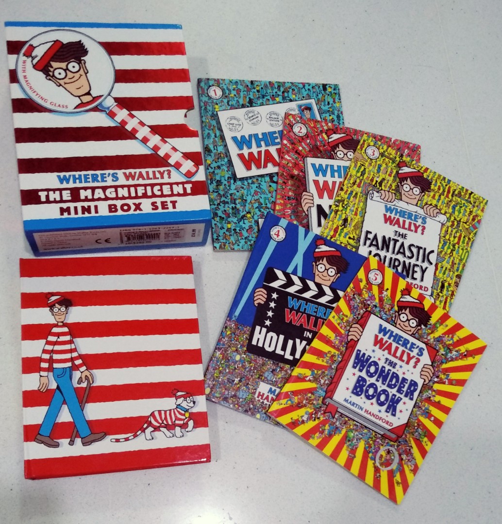 Find Wally Box Set with Magnifying Glass, Furniture & Home Living ...