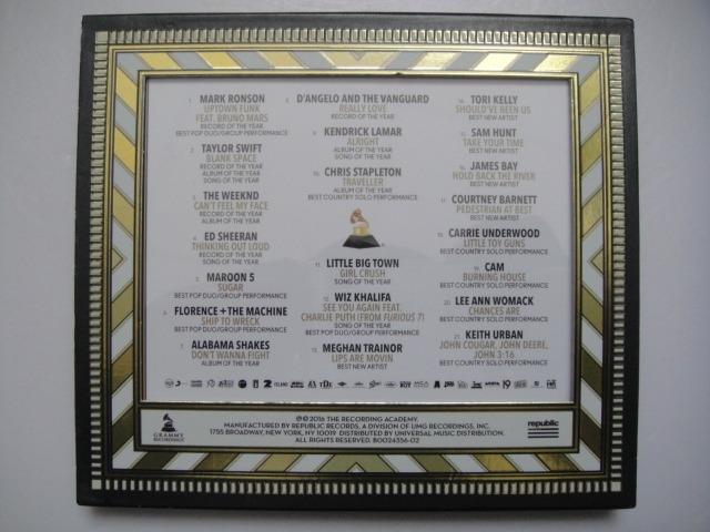 Grammy Nominees 2016 CD (港版) (Mark Ronson, Taylor Swift, The Weeknd, Ed ...