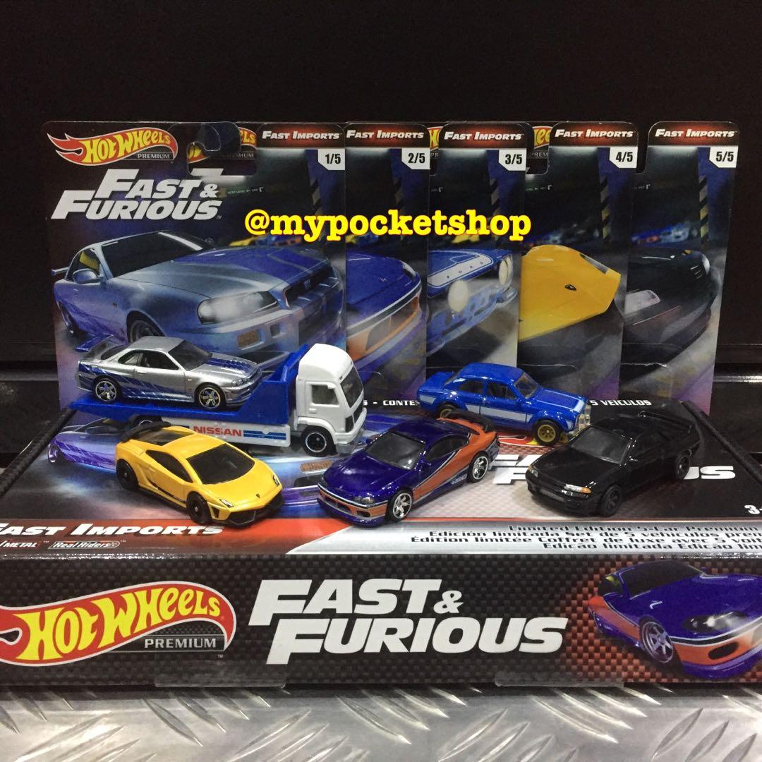 Hot Wheels FAST and FURIOUS - Fast Imports w/ Nissan Aerolift Hauler ...