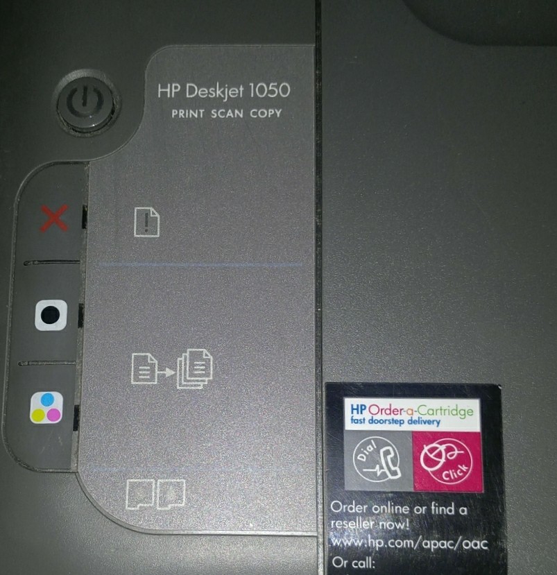 HP All-In-One Printer Scanner Copy Deskjet 1050, Computers & Tech ...