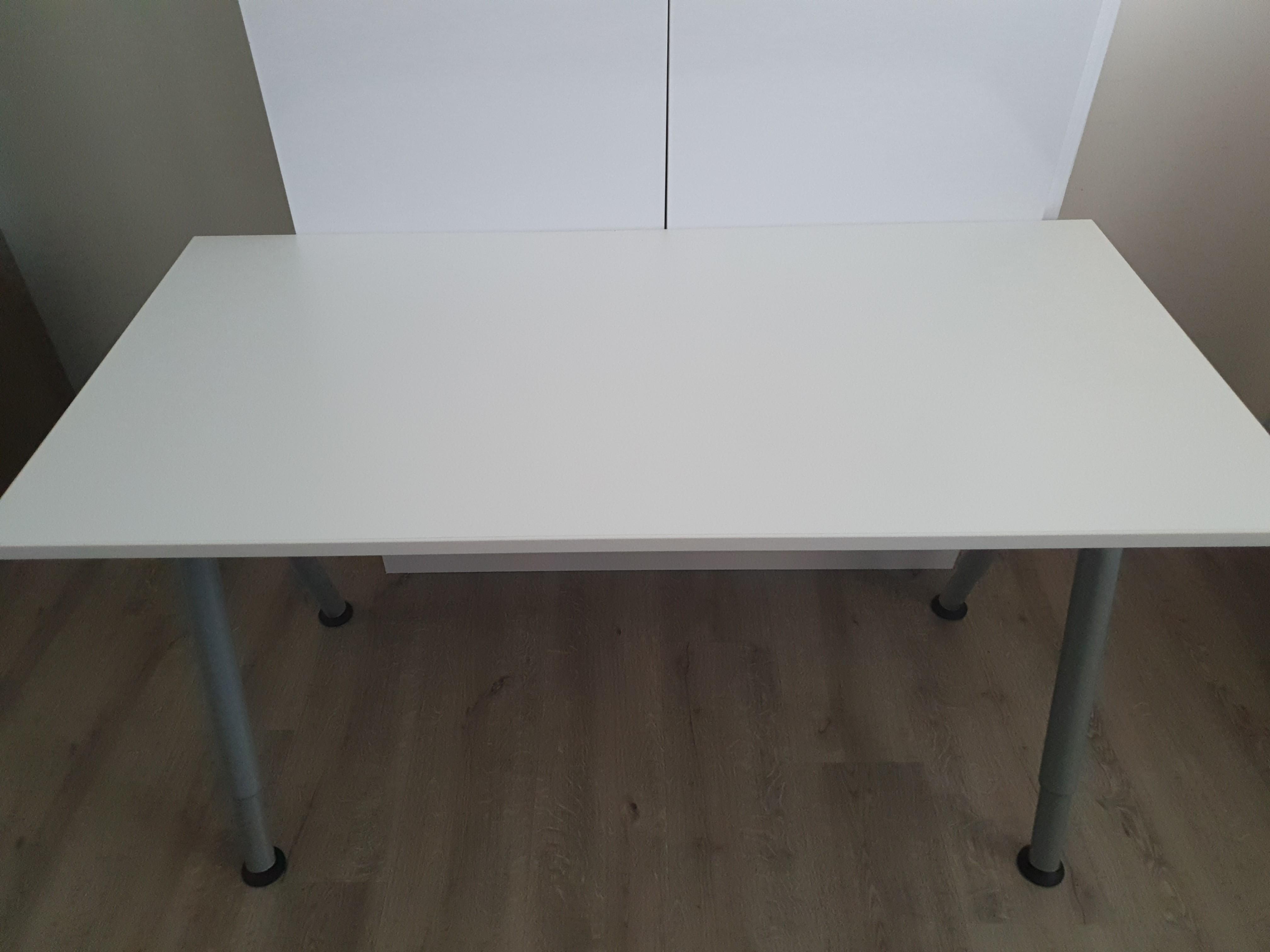 Ikea Study desk 120cm x 60cm. Good condition. No rust, Furniture & Home ...