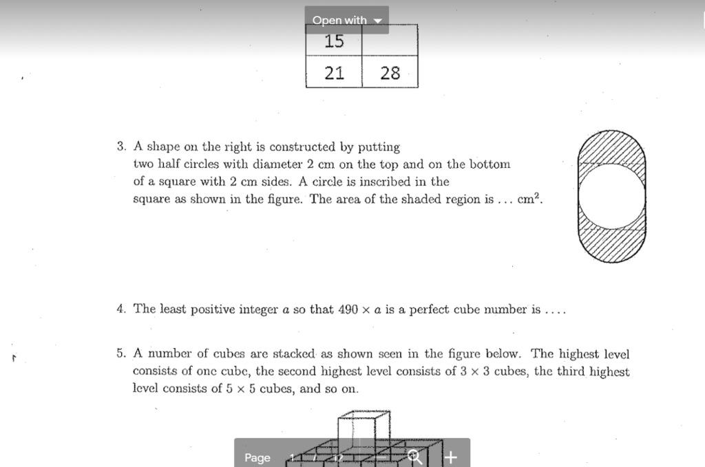 IMSO Math - International Mathematics & Science Olympiad, Hobbies ...