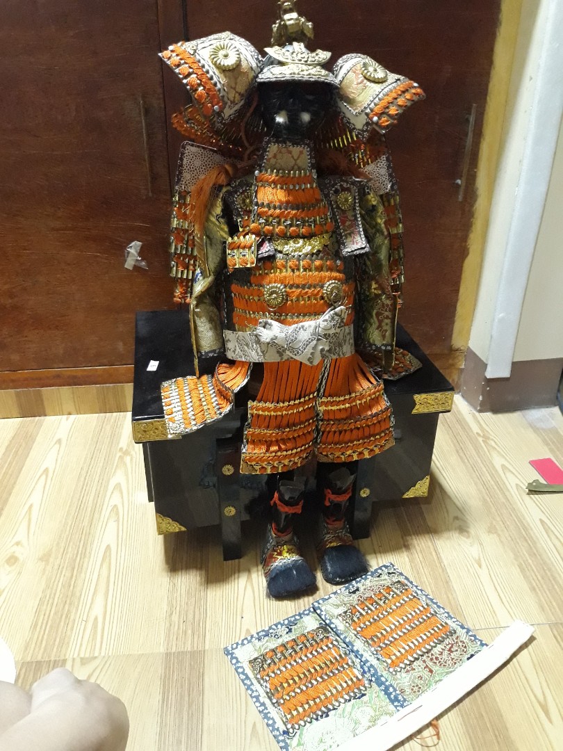 Japanese kabuto display (warrior display), Hobbies & Toys, Memorabilia ...