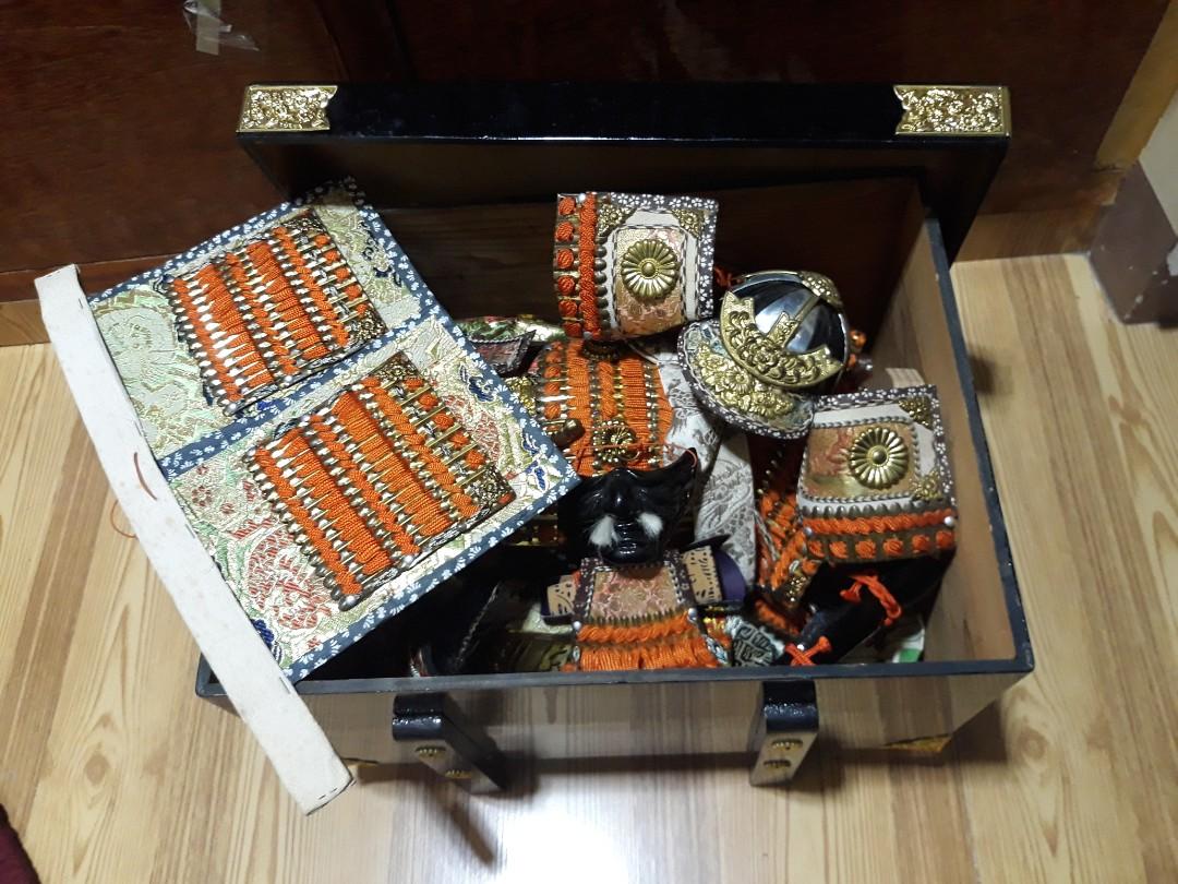 Japanese kabuto display (warrior display), Hobbies & Toys, Memorabilia ...