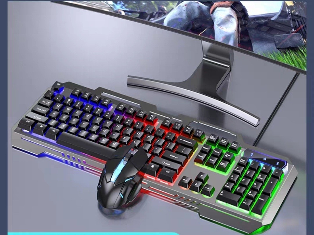 LED Gaming Keyboard with mouse included (诺必行SK500), Computers & Tech ...