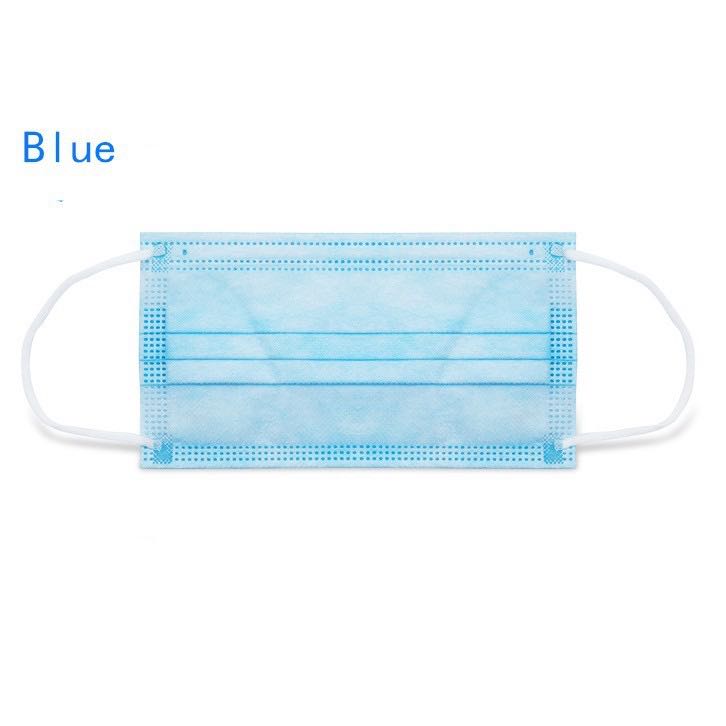 Light Blue disposable face maks, Everything Else on Carousell