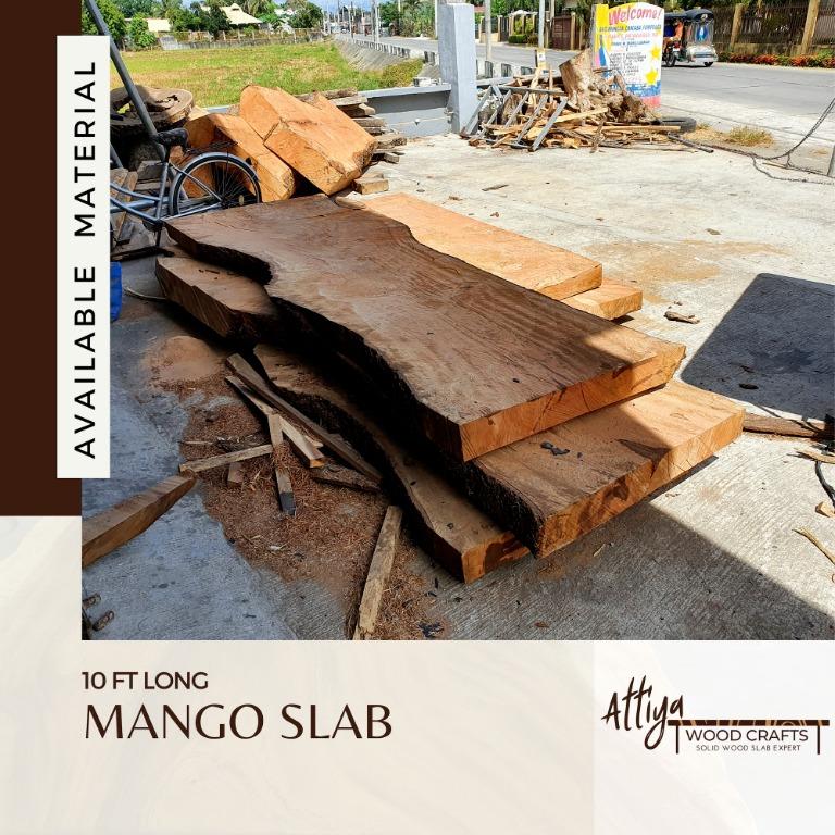 Mango Wood Live Edge Table (Prices Vary), Furniture & Home Living ...