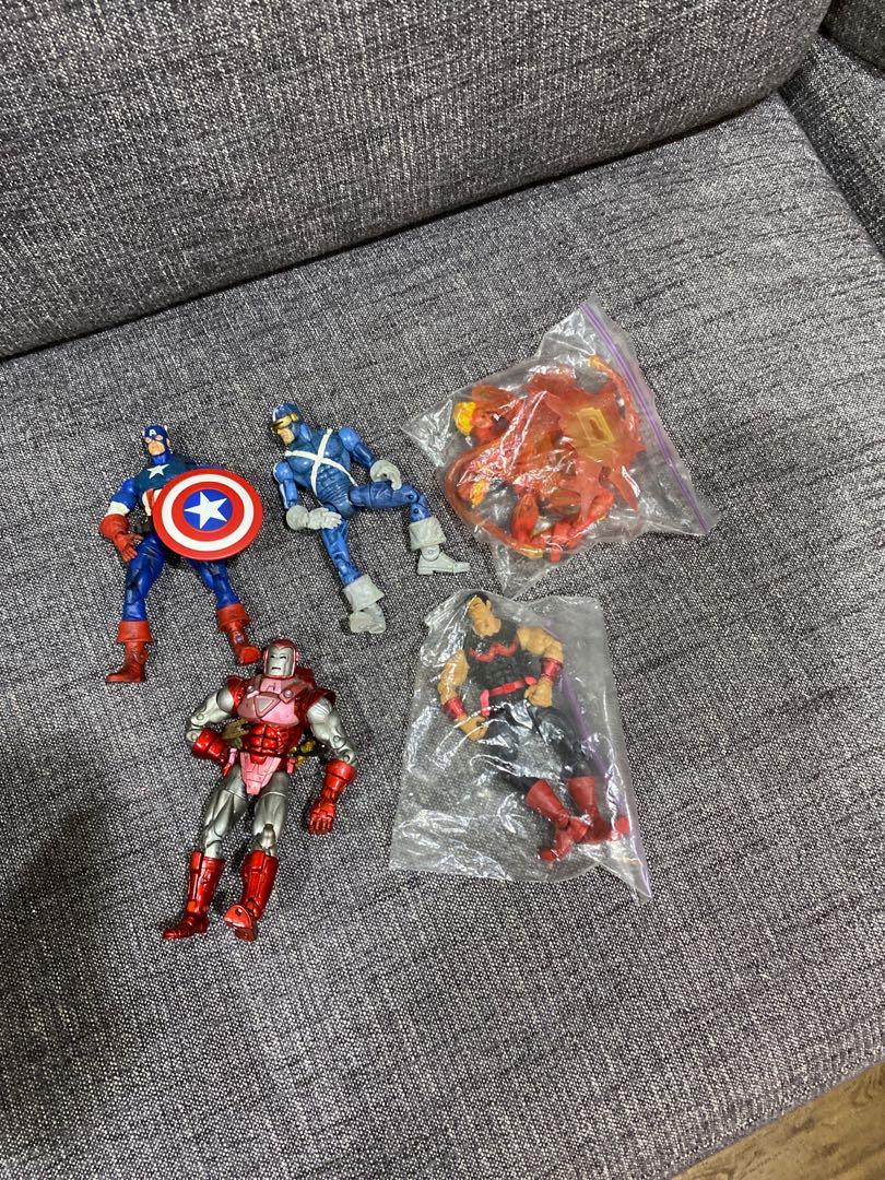 Marvel legends 6 inch captain America iron man torch, Hobbies & Toys ...