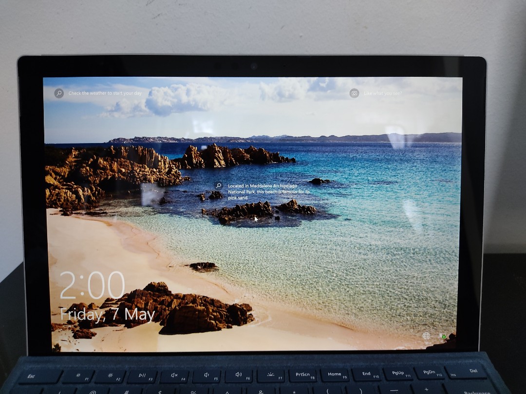 Microsoft surface Pro 5 + Keyboard cover, Computers & Tech, Laptops ...