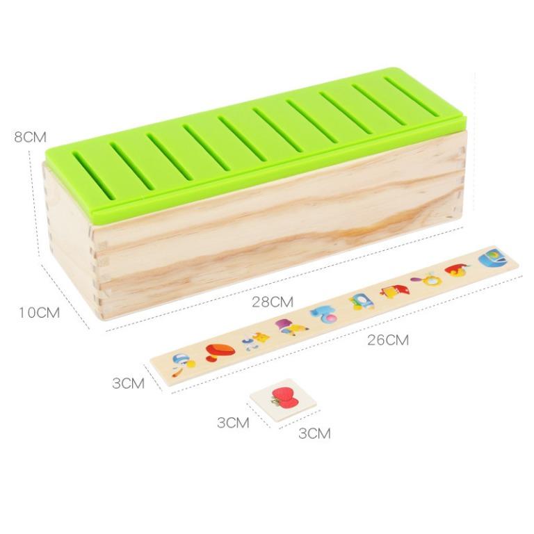Montessori Knowledge Classification Wooden Box Learn-checkers for ...