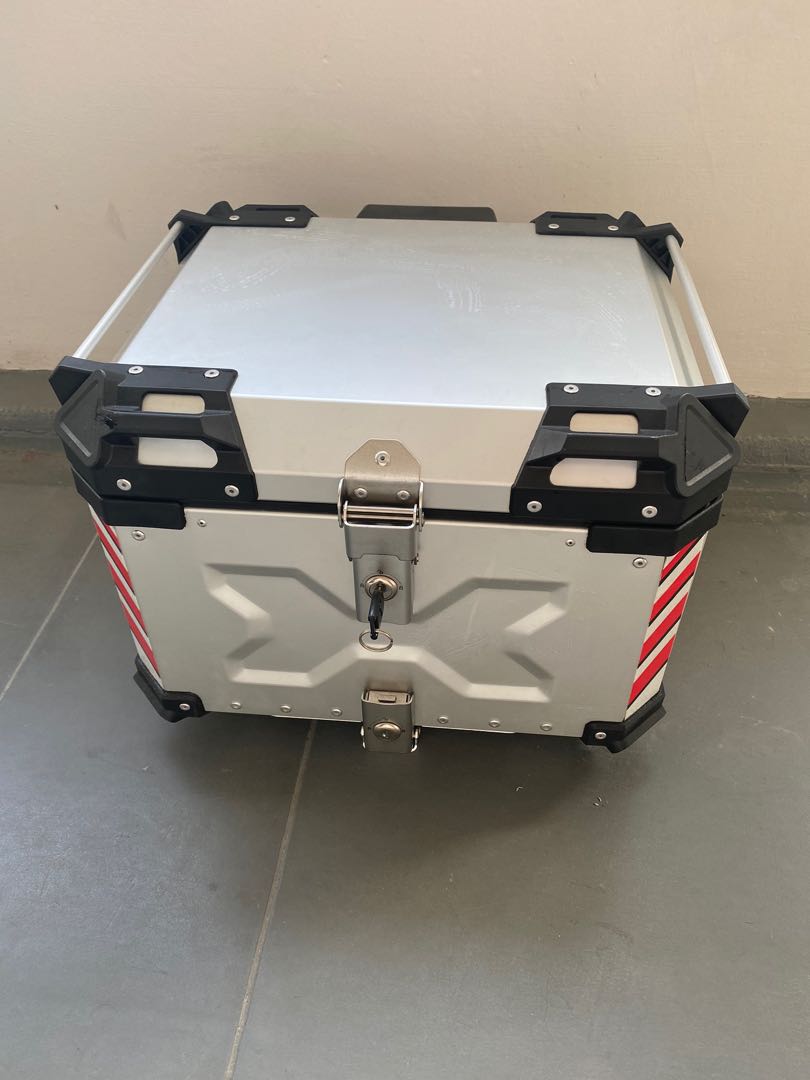 Motorcycle aluminium box 55L, Motorcycles, Motorcycle Accessories on ...