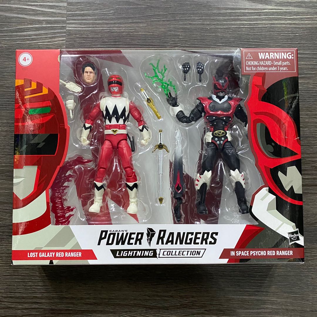 Power Rangers Lightning Collection: Lost Galaxy Red Ranger & In Space ...