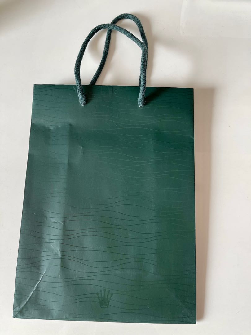 Rolex paper carrying bag, Luxury, Bags & Wallets on Carousell