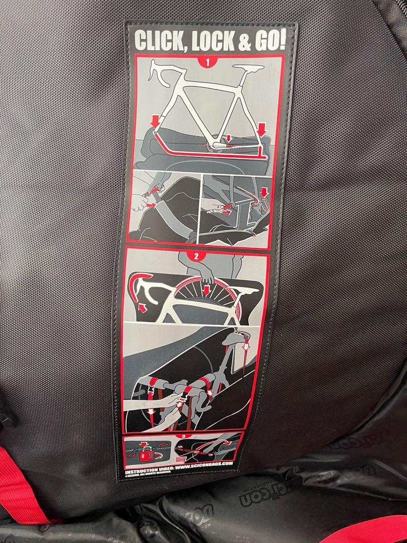 SciCon Revolution 53 Bike Travel Bag, Sports Equipment, Bicycles & Parts, Parts & Accessories on ...