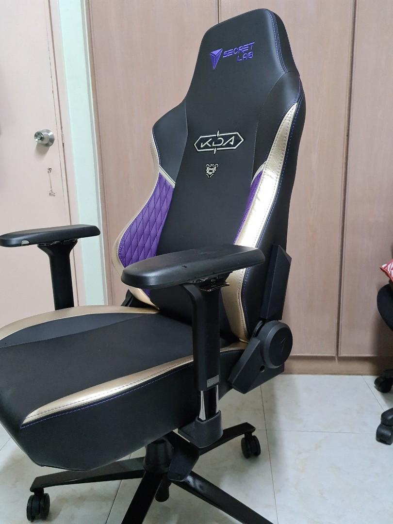 Secretlab Titan K/DA edition, Furniture & Home Living, Furniture ...