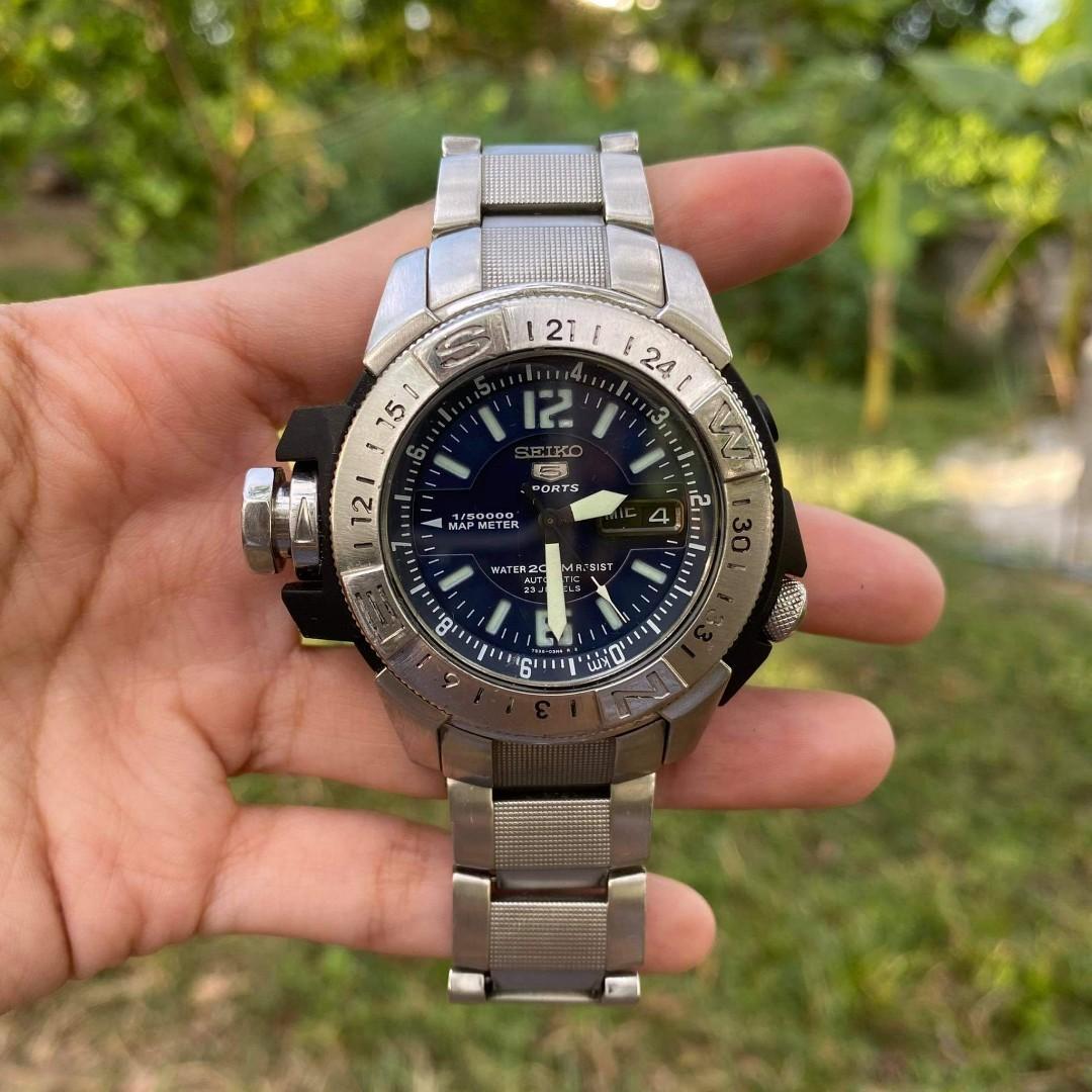 Seiko Map Meter, Men's Fashion, Watches & Accessories, Watches on Carousell