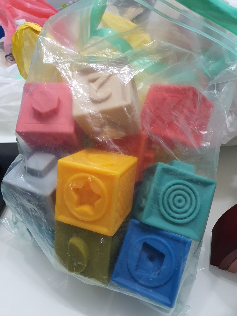 Silicone blocks, Babies & Kids, Infant Playtime on Carousell