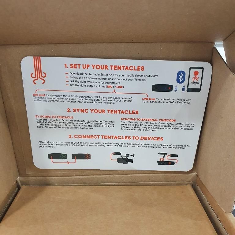 TENTACLE SYNC E – STANDARD SET, Photography, Photography Accessories, Other Photography ...