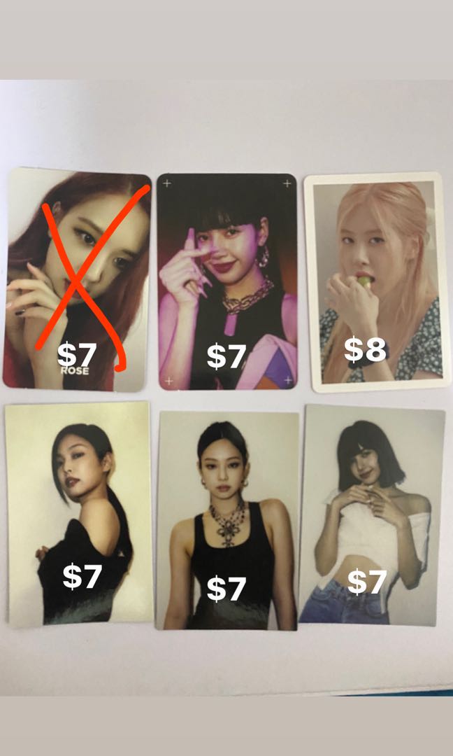 Wts Blackpink Album Photocards, Hobbies & Toys, Memorabilia & Collectibles, K-Wave on Carousell