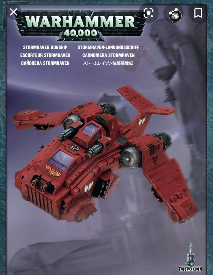 Wts warhammer 40k space marine vehicles, Hobbies & Toys, Toys & Games ...