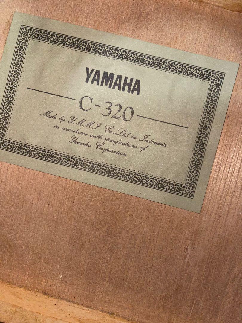 Yamaha C-320 guitar with soft carry case, Hobbies & Toys, Music & Media, Musical Instruments on ...