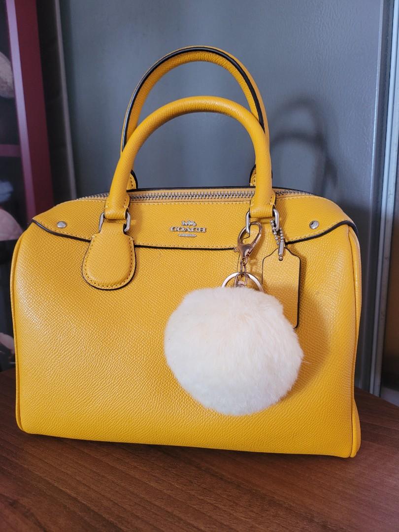 Authentic Yellow coach, Luxury, Bags & Wallets on Carousell