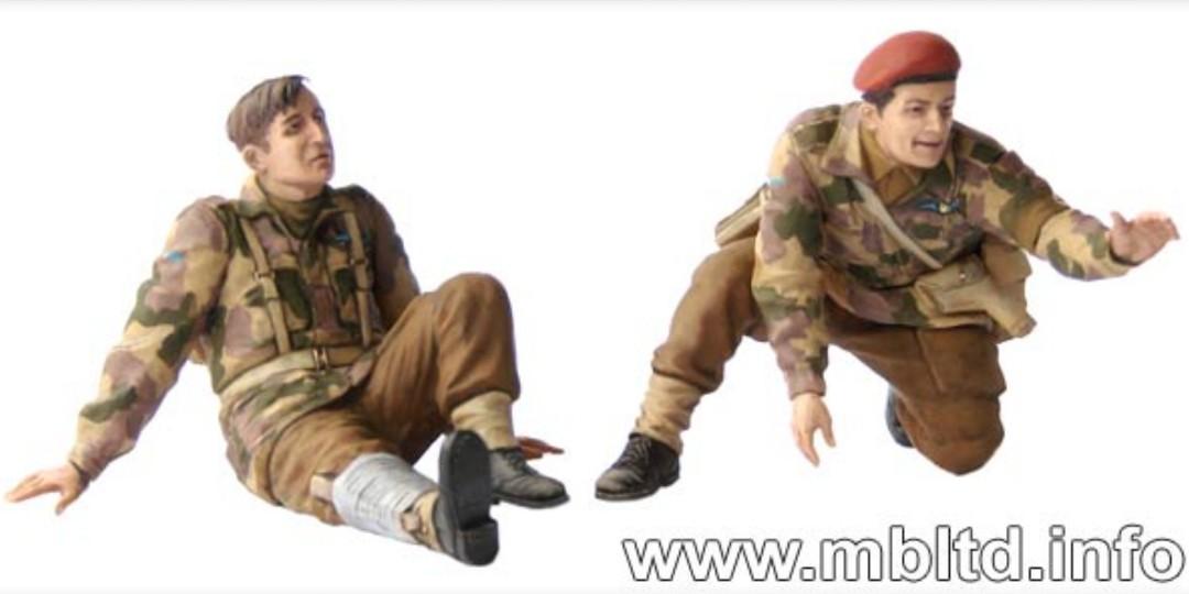 1/35 Master Box #3534, British Paratroopers, WWII Rigid Landing ...