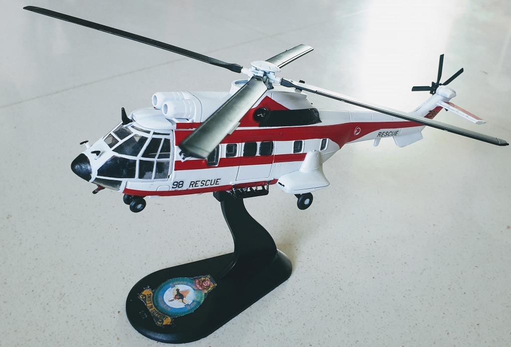 1/72 RSAF Super Puma rescue helicopter model, Hobbies & Toys ...