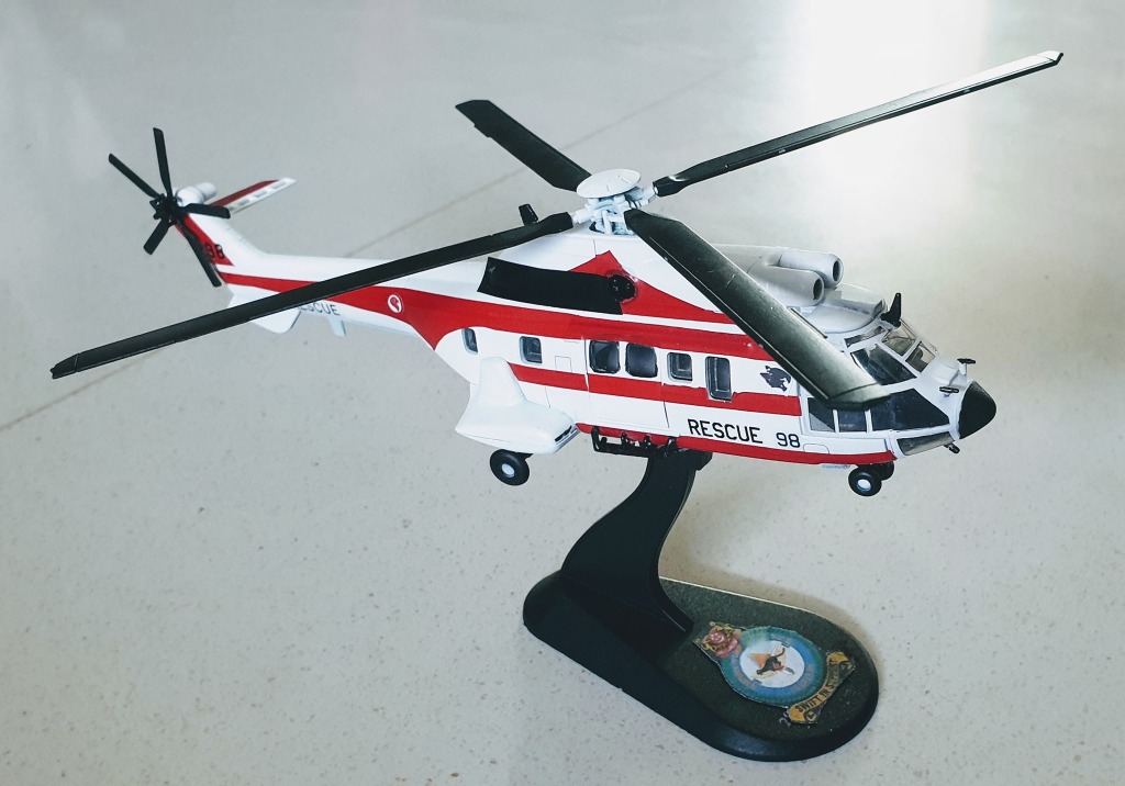 1/72 RSAF Super Puma rescue helicopter model, Hobbies & Toys ...