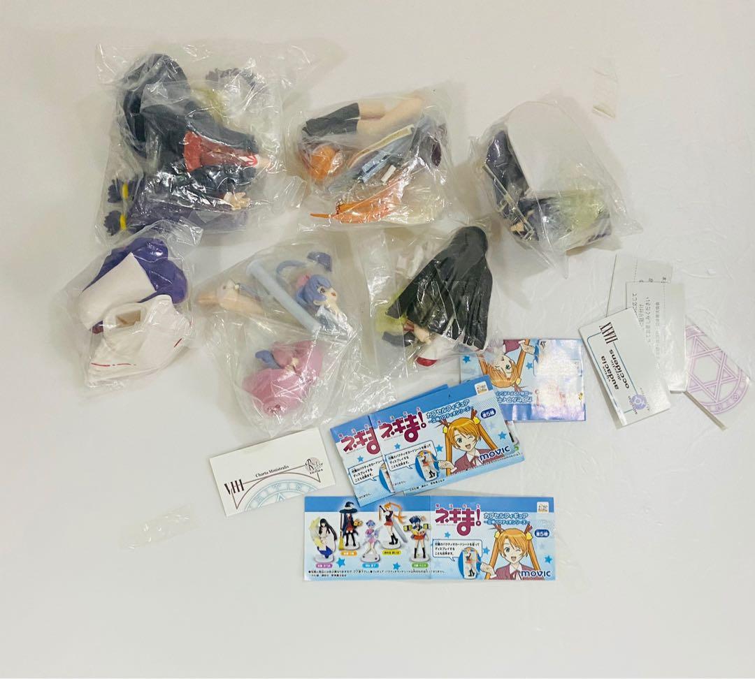 魔法老師 Nagima Capsule Mini Figure 扭蛋 旦 共5款 Bandai 全新, 興趣及遊戲, 玩具 & 遊戲類 ...