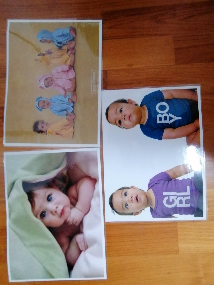 A4 Laminated baby photos, Babies & Kids, Infant Playtime on Carousell