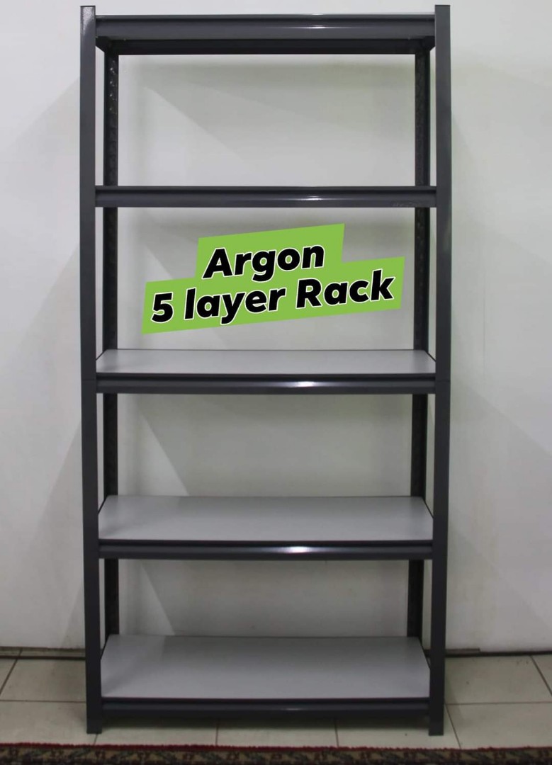 Argon 5Layer Rack Boltless/Rust Resistant/Heavy Duty, Furniture & Home ...