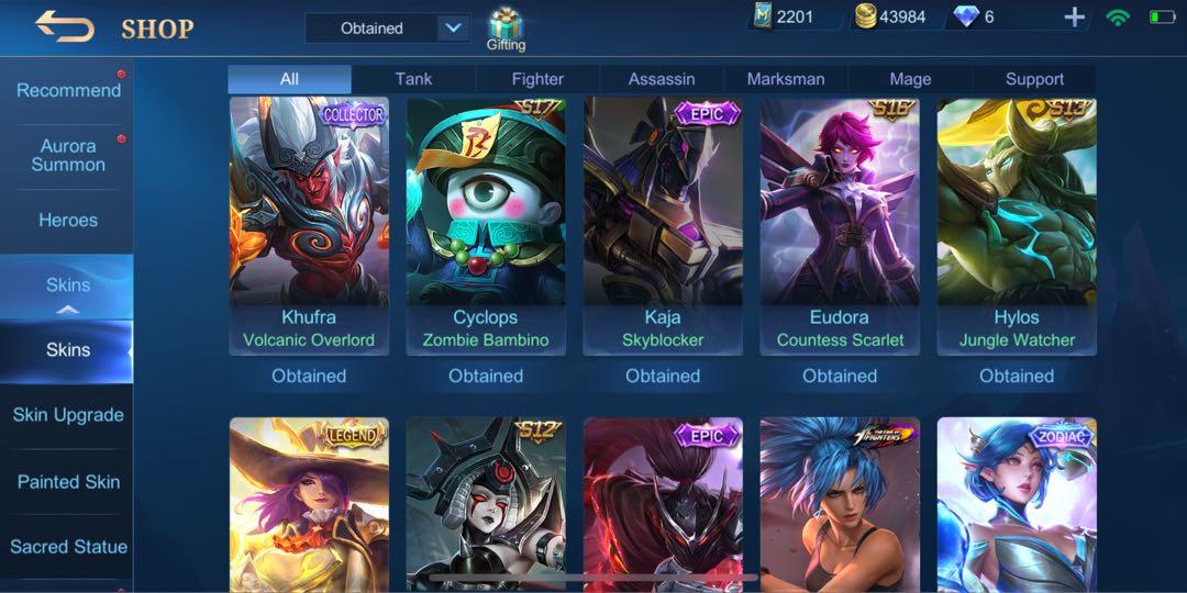 (Bruno HERO Skin, Lesley Legend Skin, 21 Time-limited Epic skins & more ...