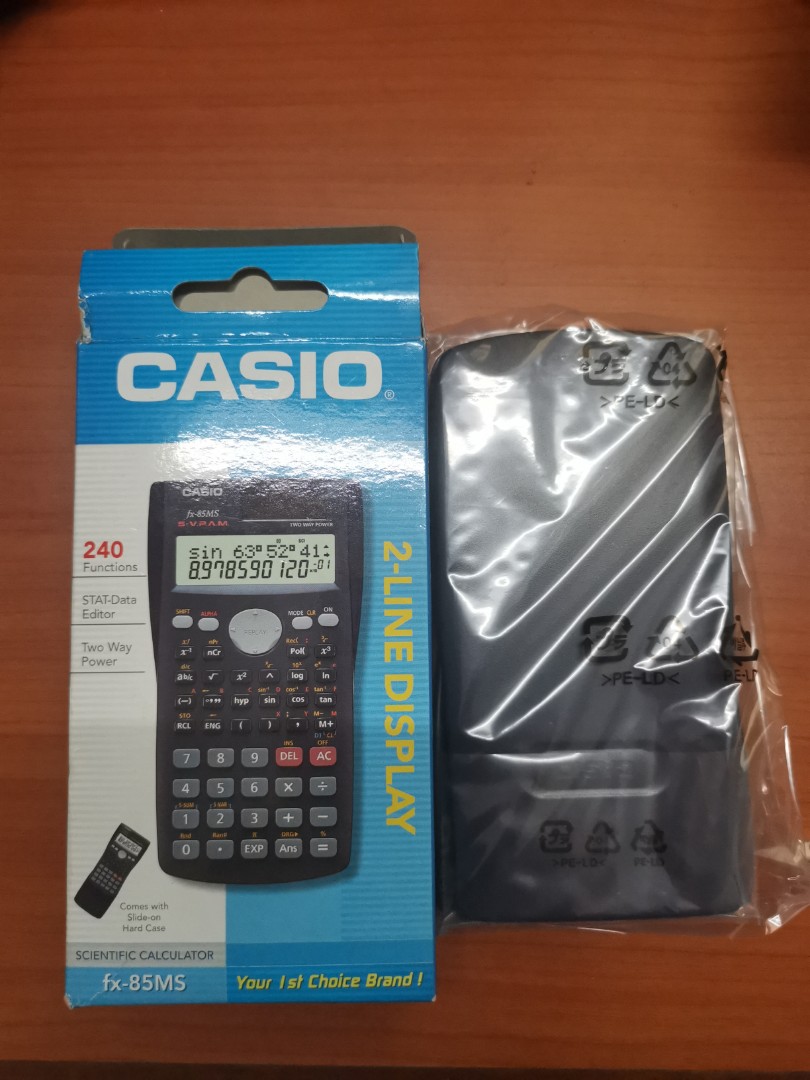 Casio Scientific Calculator Fx-85ms, Computers & Tech, Office ...