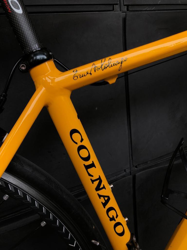 Colnago yellow with Fulcrum nite. 11 speed, Sports Equipment, Bicycles ...