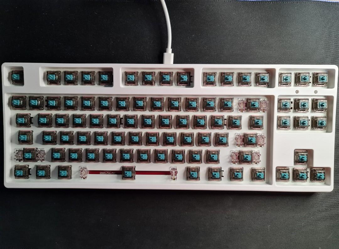 Custom TKL 87 key RGB Hotswappable Keyboard, Computers & Tech, Parts ...