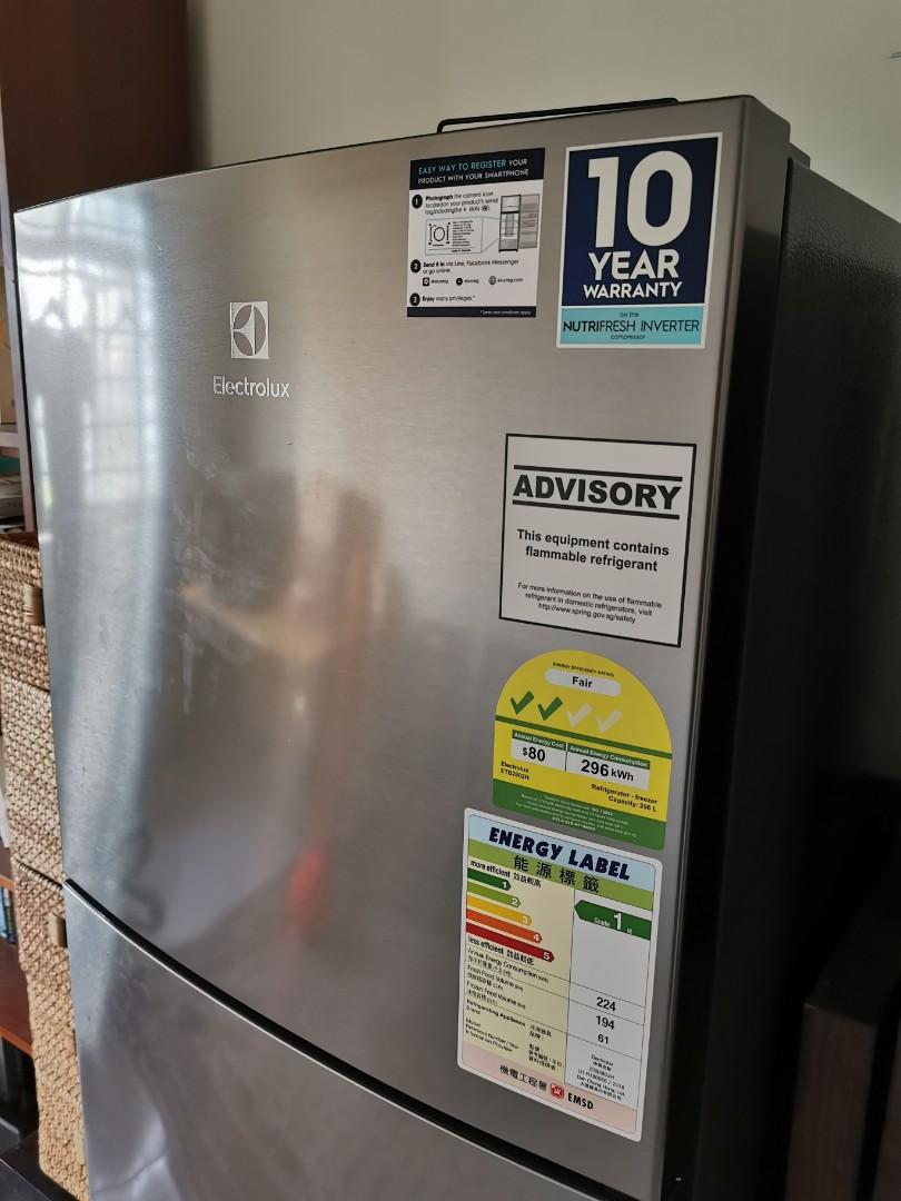 Electrolux ETB2802H-A 256L NutriFresh Inverter Refrigerator - 96732384, TV & Home Appliances ...