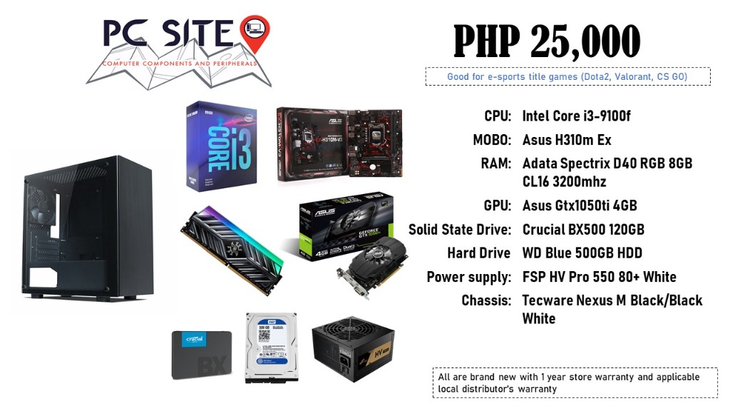 Entry Level Gaming PC w/ GPU, Computers & Tech, Desktops on Carousell
