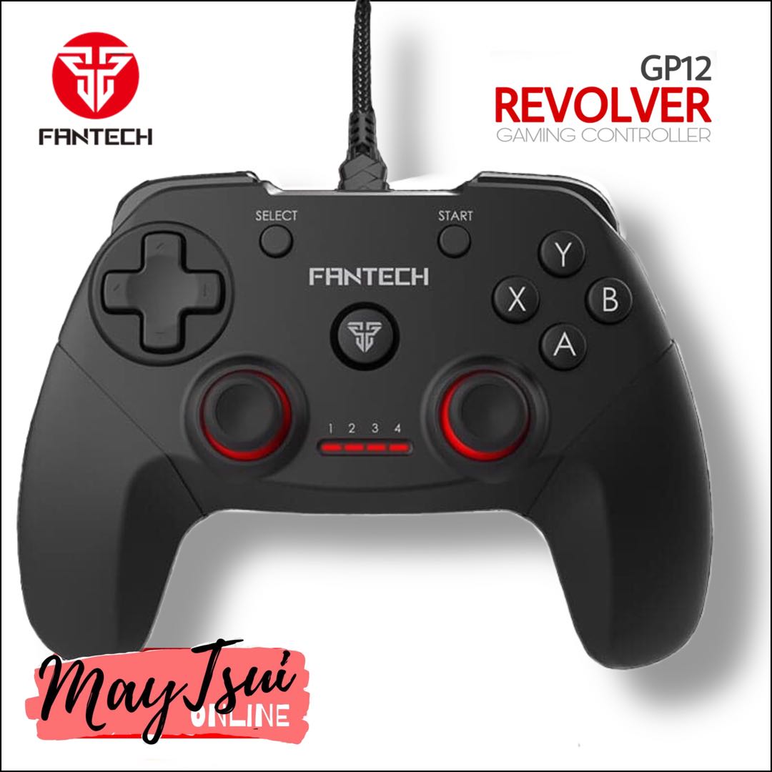 FANTECH GP12 REVOLVER Wired Gaming Controller Gamepad Joystick for PC ...