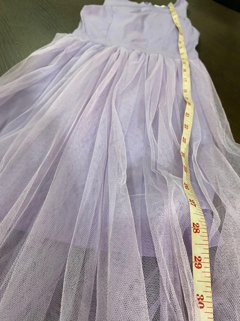 Form fitting mini skirt dress with long tulle, Women's Fashion, Dresses ...