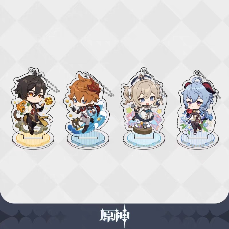 Genshin Impact Mini Acrylic Standee, Hobbies & Toys, Memorabilia ...